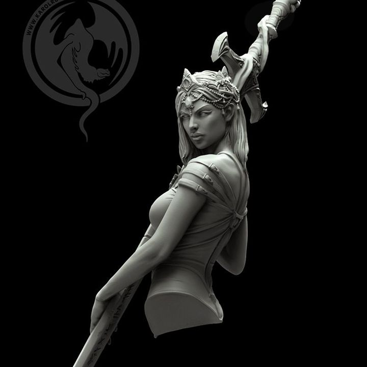 3D Printable Lady of The lake 3 Scales by Karol