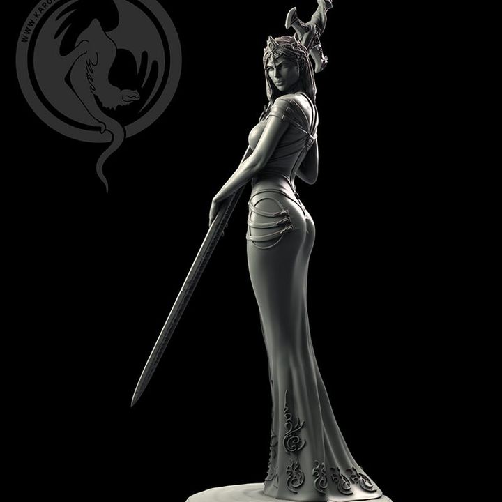 3D Printable Lady of The lake 3 Scales by Karol
