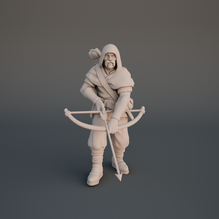 3D Printable Slavic pagan fantasy archer 1 by Chart