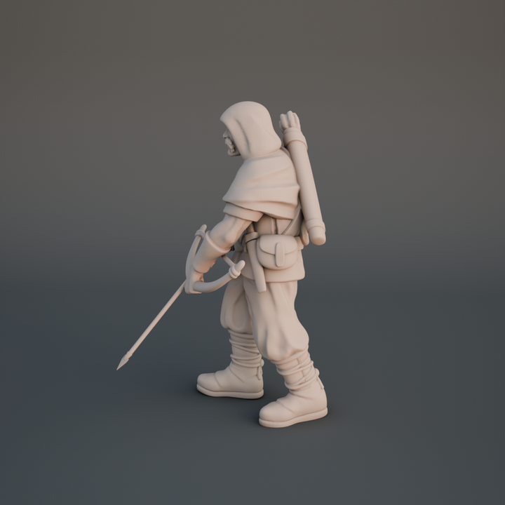 3D Printable Slavic pagan fantasy archer 1 by Chart