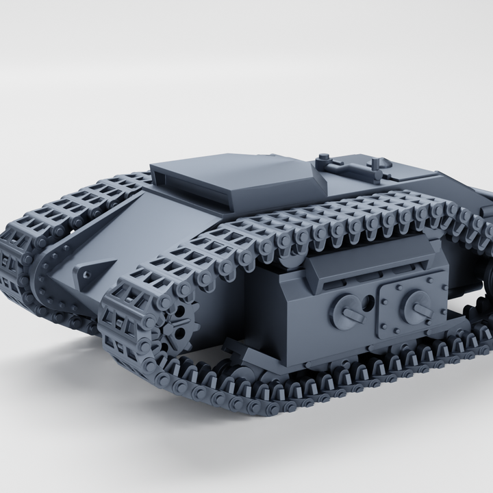3D Printable Sd.Kfz.303 - Goliath (Germany, D-Day, WW2) by Wargame3d