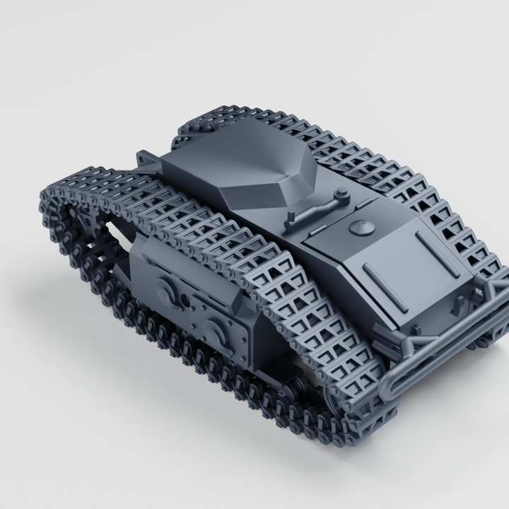3D Printable Sd.Kfz.303 - Goliath (Germany, D-Day, WW2) by Wargame3d