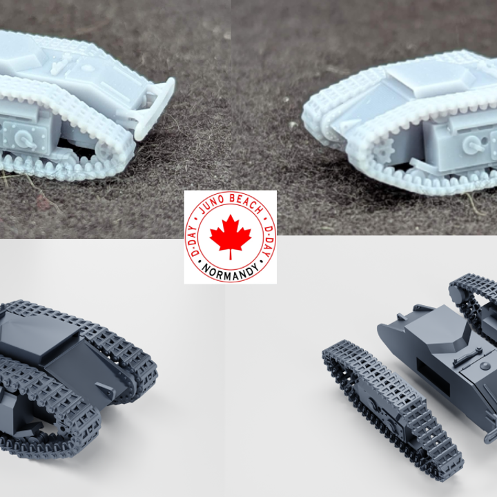 3D Printable Sd.Kfz.303 - Goliath (Germany, D-Day, WW2) by Wargame3d