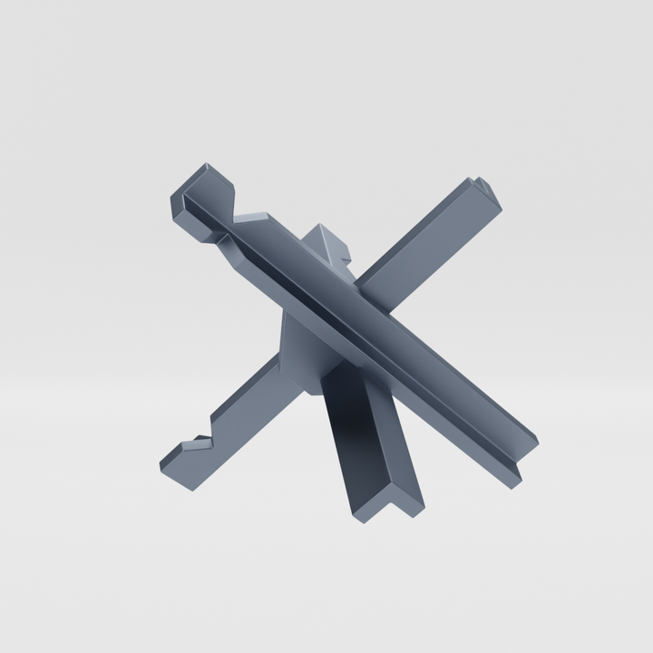 3D Printable Tetrahedron + Belgian Gates + Hedgehogs (D-Day, WW2) by ...