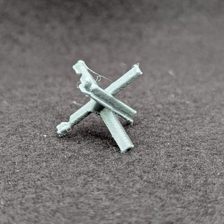 3D Printable Tetrahedron + Belgian Gates + Hedgehogs (D-Day, WW2) by ...