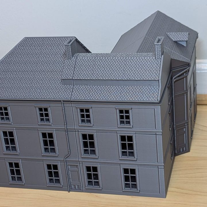 3D Printable Building - 28mm (Courseulles-sur-Mer, Normandy, Juno beach ...