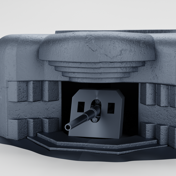 3D Printable Bunker Regelbau M272 (Longues-sur-Mer, Juno beach, D-Day ...