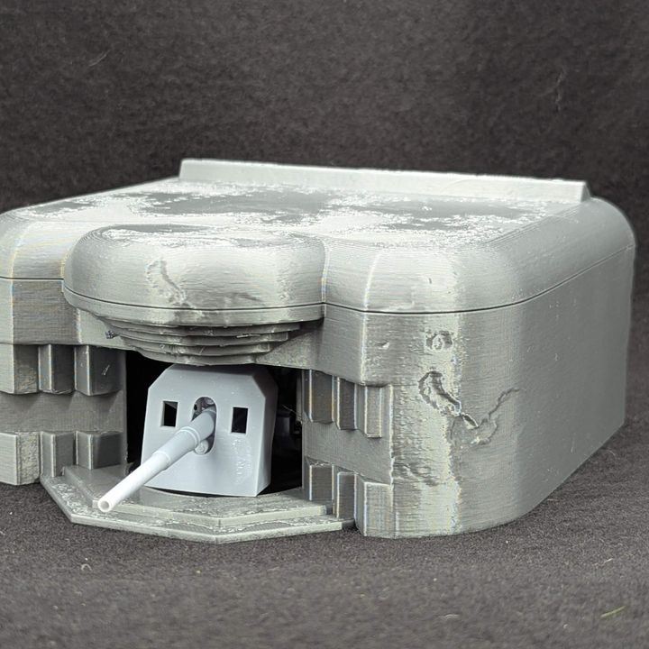 3D Printable Bunker Regelbau M272 (Longues-sur-Mer, Juno beach, D-Day ...