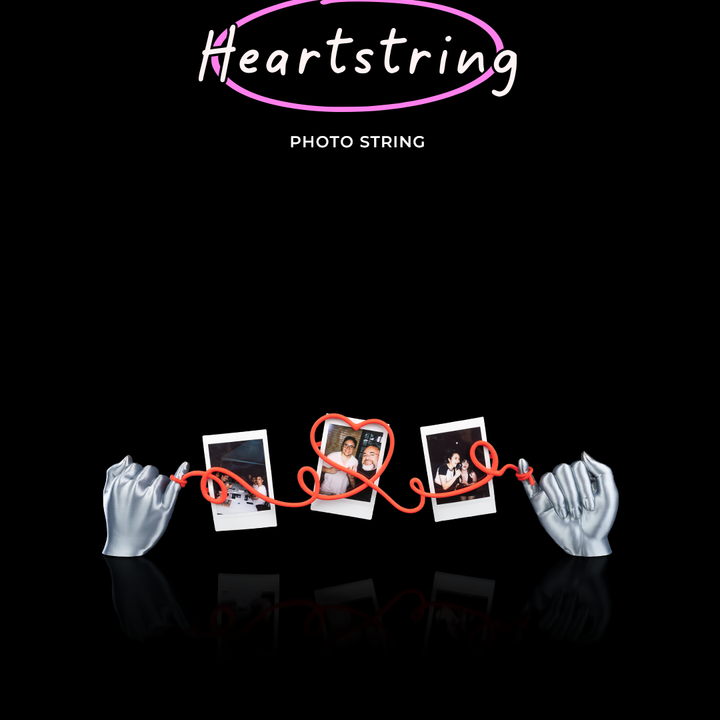 3D Printable Heartstring Photo String by Stlflix