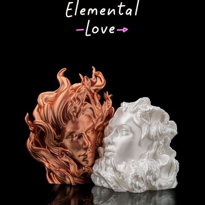 3D Printable Elemental Love by Stlflix