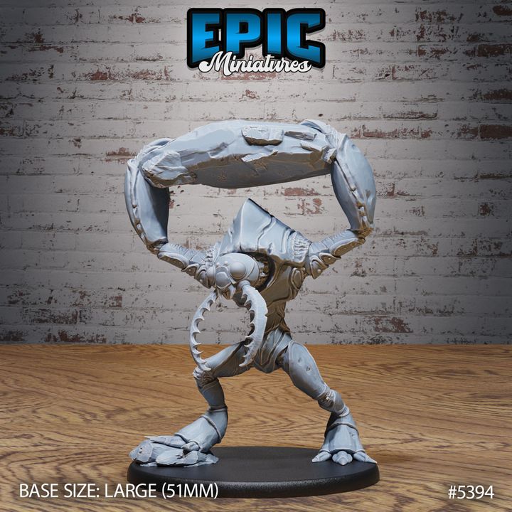 3D Printable Wild Insect Hulk Throwing / Insectoid Beast / Underground ...