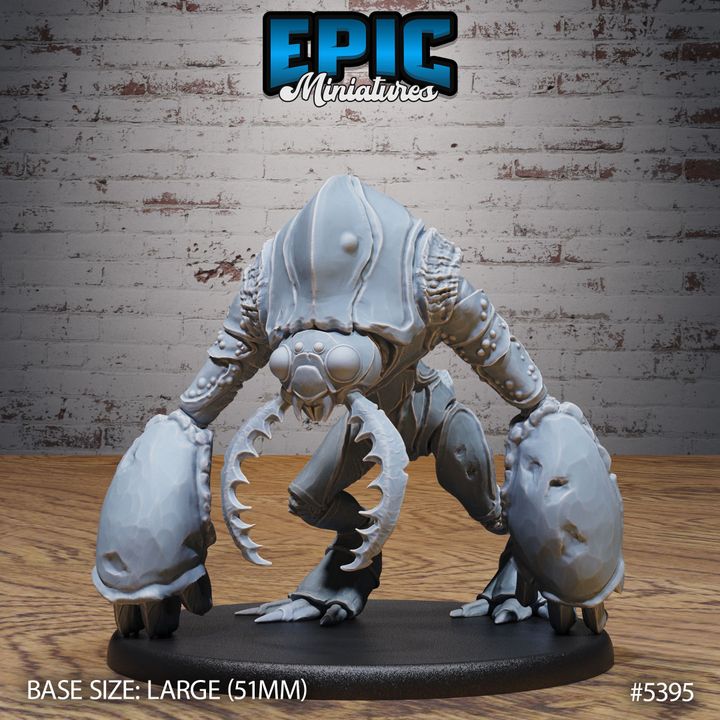 3D Printable Wild Insect Hulk Walking / Insectoid Beast / Underground ...