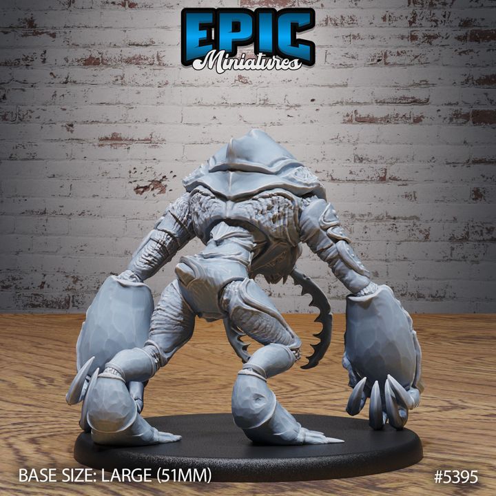 3D Printable Wild Insect Hulk Walking / Insectoid Beast / Underground ...