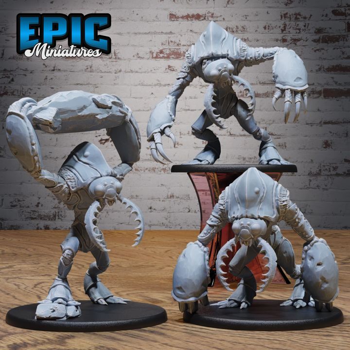 3D Printable Wild Insect Hulk Set / Insectoid Beast / Underground ...