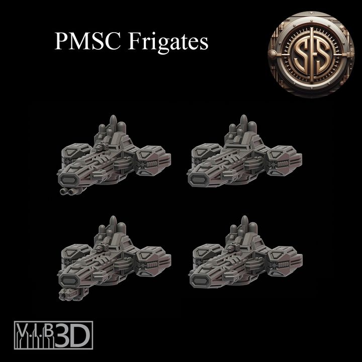 3D Printable PMSC Fleet V2 - Modular Upscale by Soul Forge Studio
