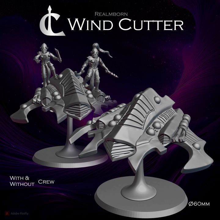 3D Printable Wind Cutter - Presupported by Weeping Stars