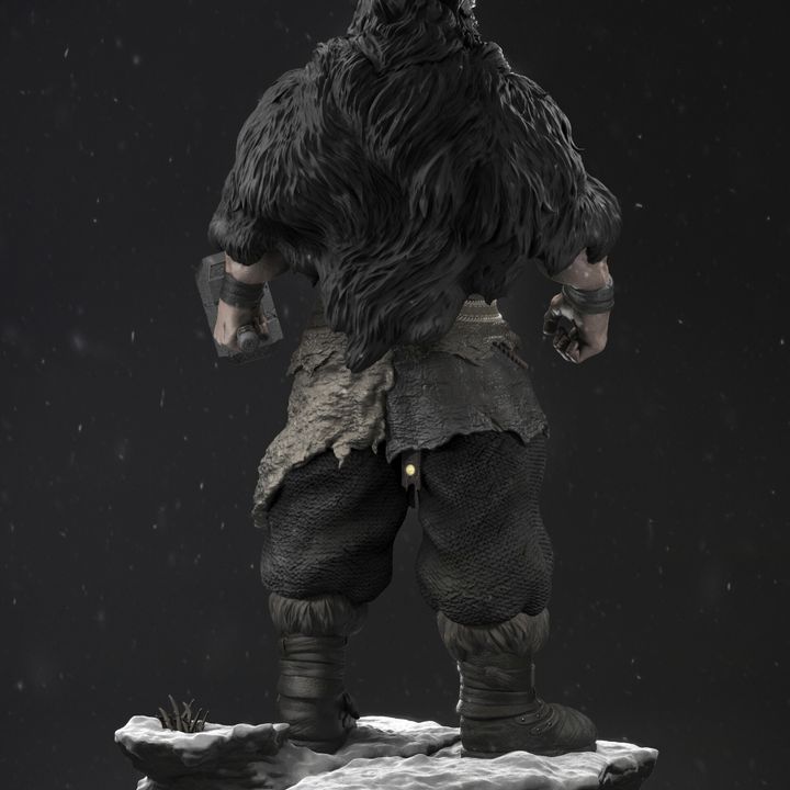 3D Printable The Thunder Warrior Strength Unleashed 3D Print by CA3D ...