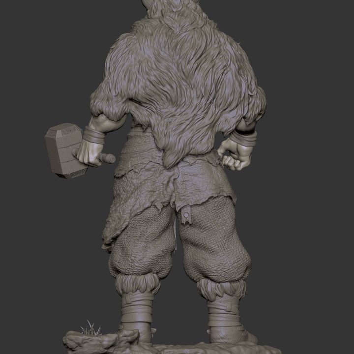 3D Printable The Thunder Warrior Strength Unleashed 3D Print by CA3D ...