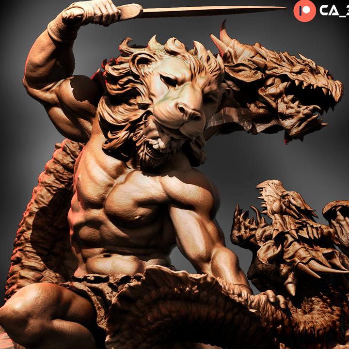 3D Printable The Demigod’s Strength A Hero Forged in Legend 3D Print by ...