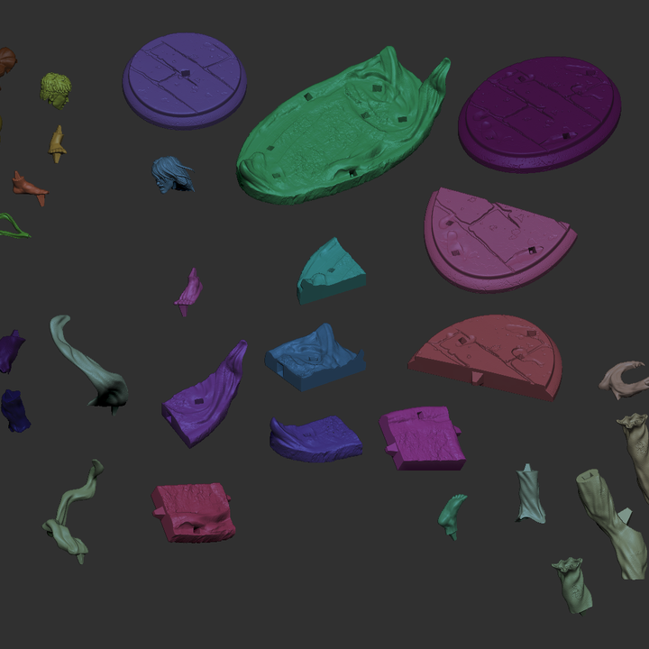 3D Printable Rivals in Battle Flames and Fists Collide 3D Print by CA3D ...