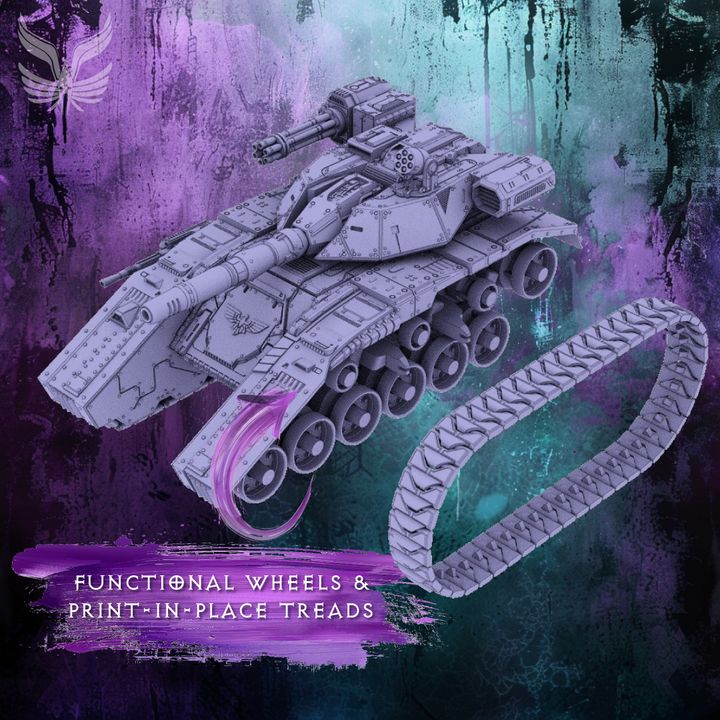 3D Printable OXKART - Heavy Assault Tank (FDM Support-Free) by Cassidy ...