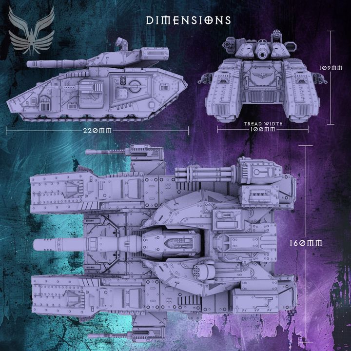3D Printable OXKART - Heavy Assault Tank (FDM Support-Free) by Cassidy ...