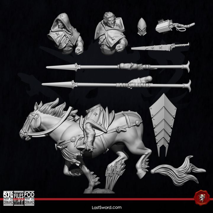 3D Printable Shadow Raiders by LastSword Miniatures