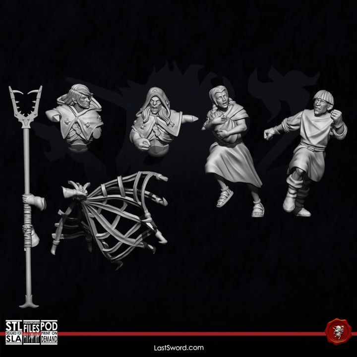 3D Printable Shadow Raiders by LastSword Miniatures