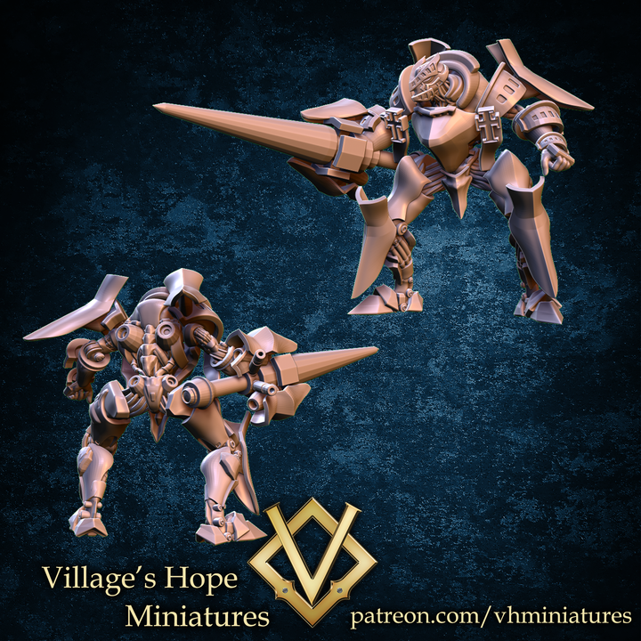 3D Printable Iron Blood Golem , Robot , Construct by Village's Hope ...