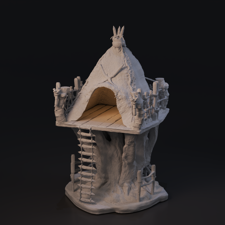 3D Printable The Bandit's Siege - Trees by Xardas