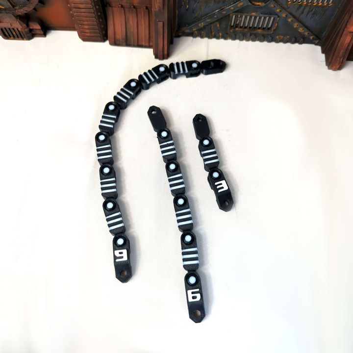 3D Printable Wargame movement and distance measuring tools set ...