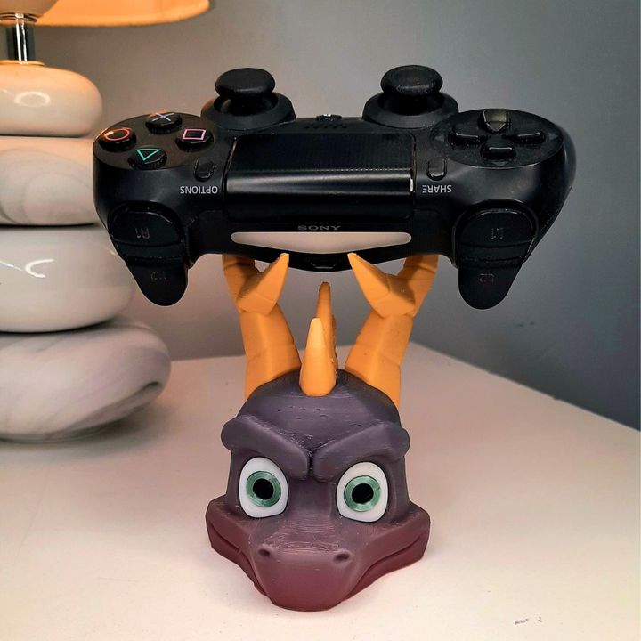 3D Printable SPYRO HOLDER CONTROLLER - BY COLORS by Aslan