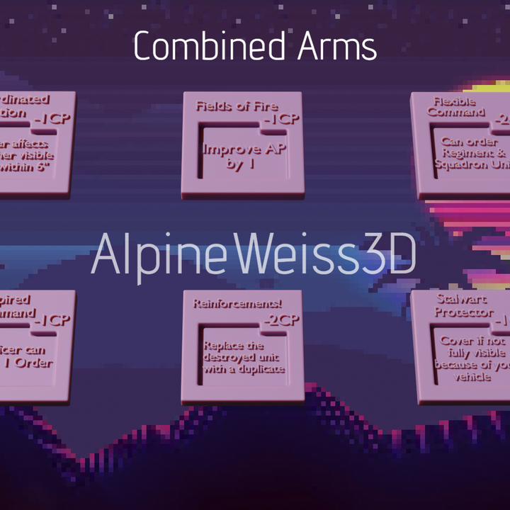 3D Printable Imperial Guard Tokens [Presupported] by AlpineWeiss3D