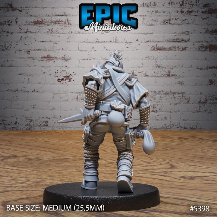 3D Printable Bandit Set / Humanoid Robber / Outlaw Warrior / Forest ...