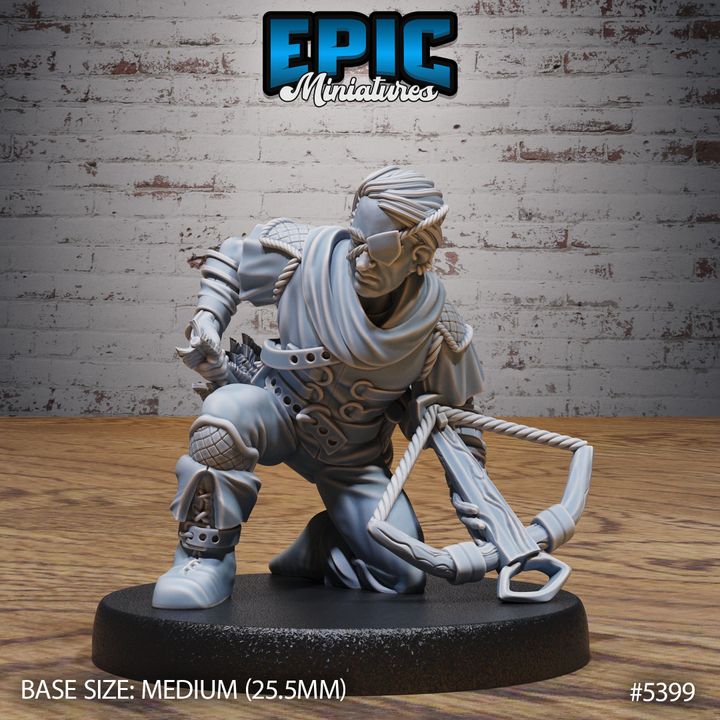 3D Printable Bandit Set / Humanoid Robber / Outlaw Warrior / Forest ...