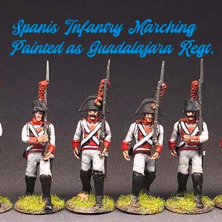 3D Printable Napoleonic Spanish Infantry in Bicorne by David Vazquez ...