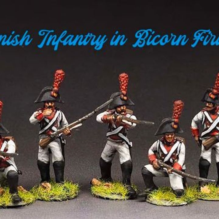 3D Printable Napoleonic Spanish Infantry in Bicorne Firing by David ...