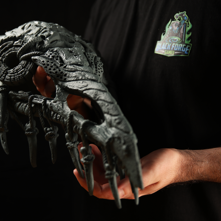 3D Printable Face of Decay - Omari Mask Life-Sized by Black Forge Games