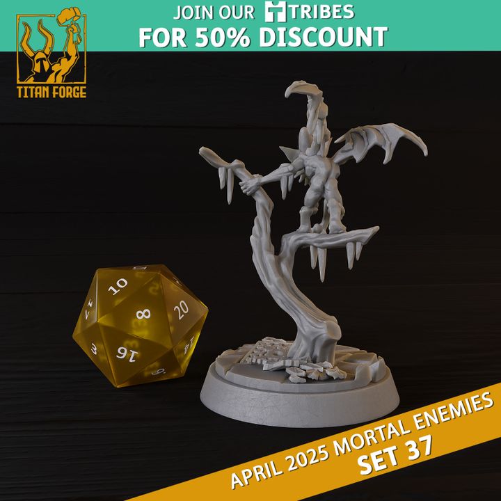 3D Printable RPG - Monsters DnD 5e - Mortal Enemies Set 37 by Titan ...
