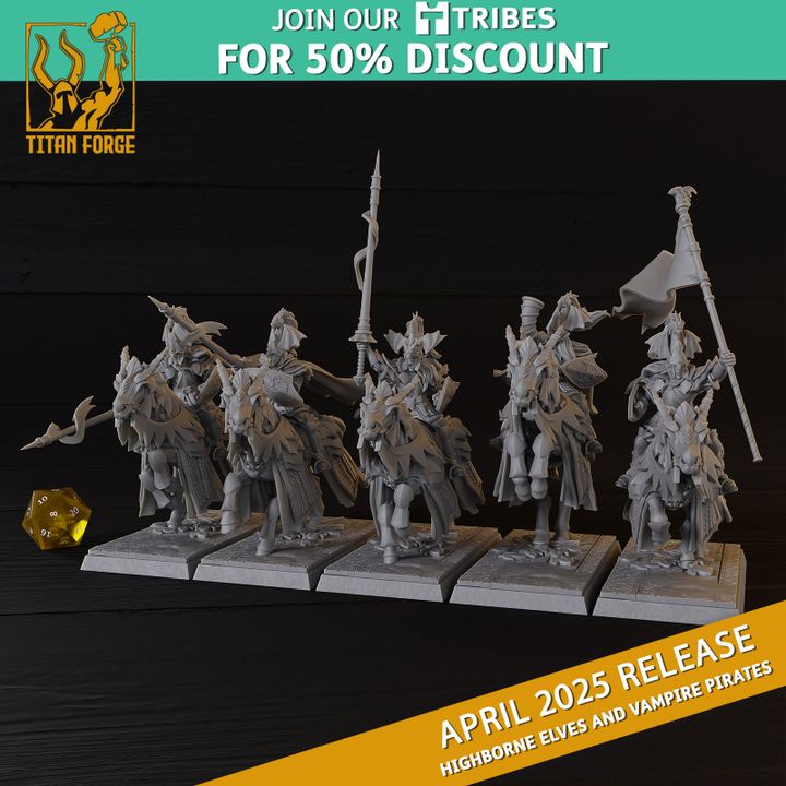 3D Printable Titan Forge Miniatures - 2025 - April - Highborne Elves ...
