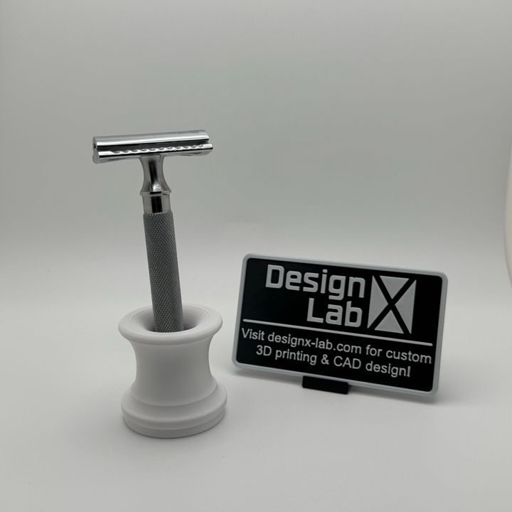 3D Printable Stylish Razor Stand - designx-lab.com by Giovanni Cicci