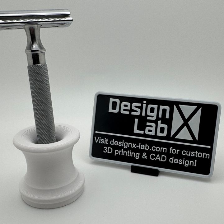 3D Printable Stylish Razor Stand - designx-lab.com by Giovanni Cicci