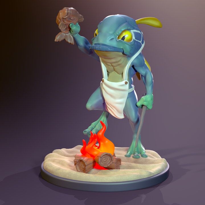 3D Printable Murloc Fishing Adventures Set by Undefeated miniatures