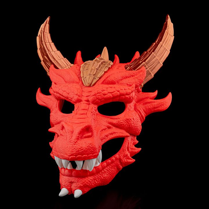 3D Printable Dragonborn Mask by Stlflix