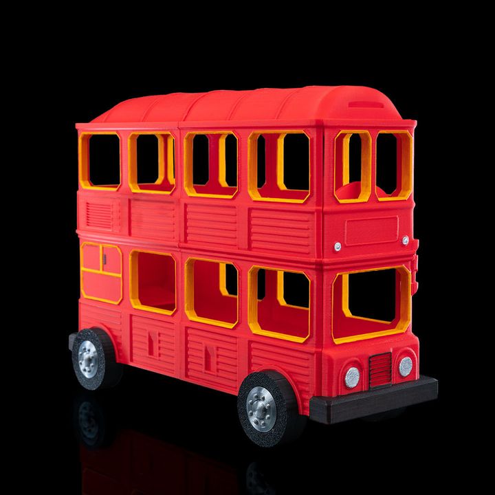 3D Printable Eggspress Bus Egg Dispenser by Stlflix