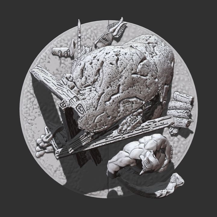 3D Printable Giant's Den by Sculpting George