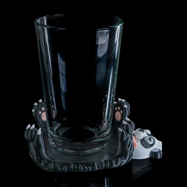 3D Printable Splat Animal Coaster by Stlflix