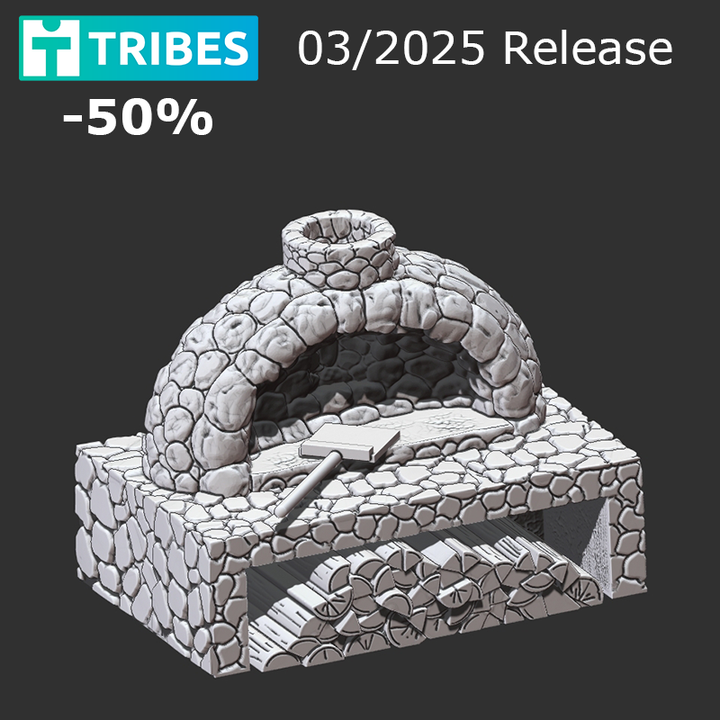 3D Printable Bread Oven by Sculpting George