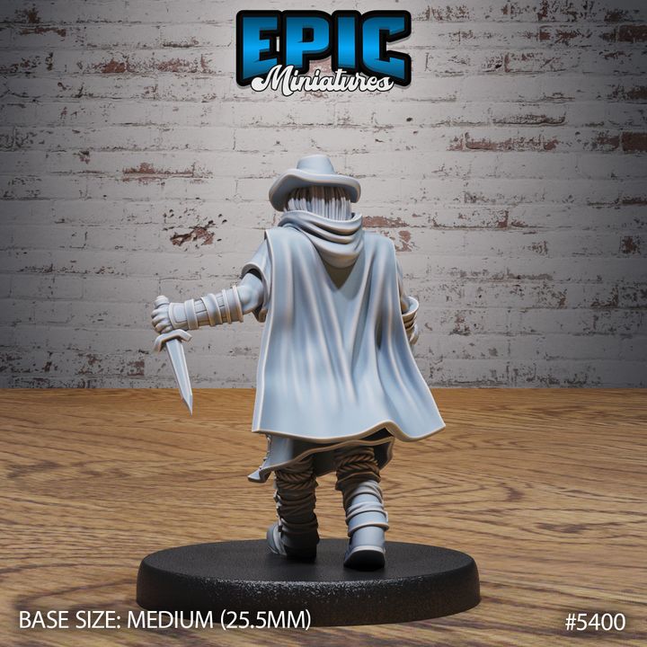 3D Printable Bandit Set B / Humanoid Robber / Outlaw Warrior / Forest ...