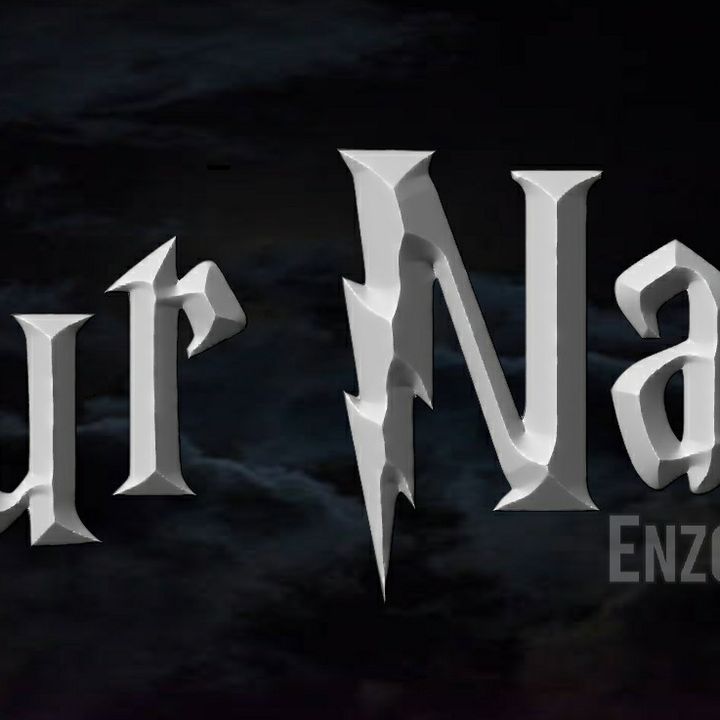 3D Printable FONT ALPHABET LETTERS - Legendary style - STL by EnzoMatic3D